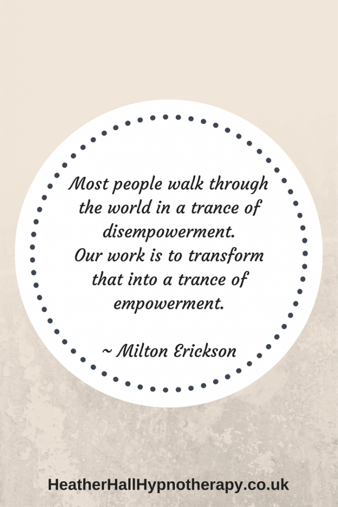 Quotes on Hypnotherapy - Heather Hall Cognitive Hypnotherapy